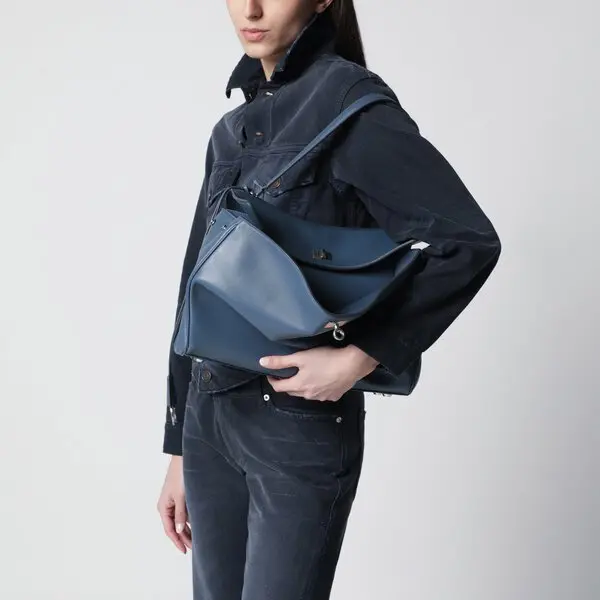 Balenciaga Rodeo Medium Smooth Calfskin Bag - Blue