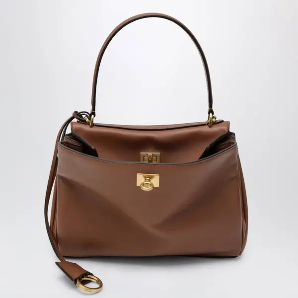 Balenciaga Smooth Calfskin Small Rodeo Bag - Brown