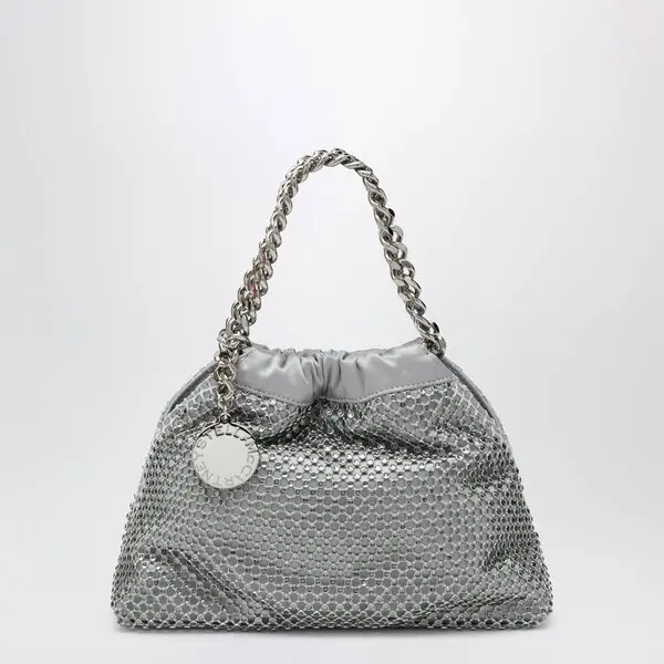 Stella McCartney Falabella Mini Drawstring Bag - Metal