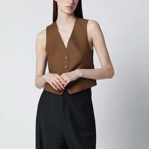 Burberry Wool And Mohair Vest