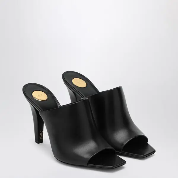 Saint Laurent Leather Mules