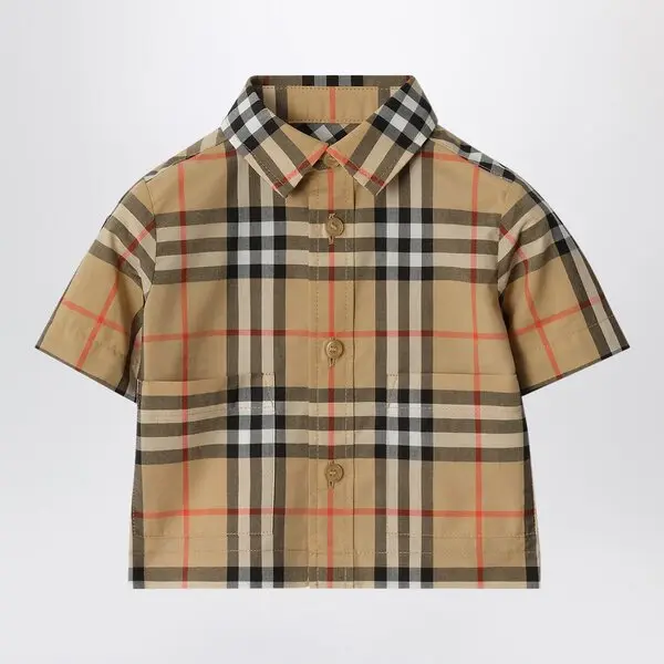 Burberry Check Cotton Set - Beige