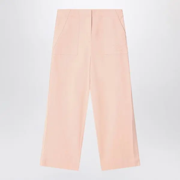 Burberry Cotton-blend Pants - Pink
