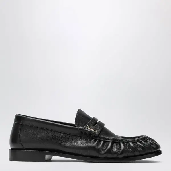Saint Laurent Le Loafer Leather Loafers - Black