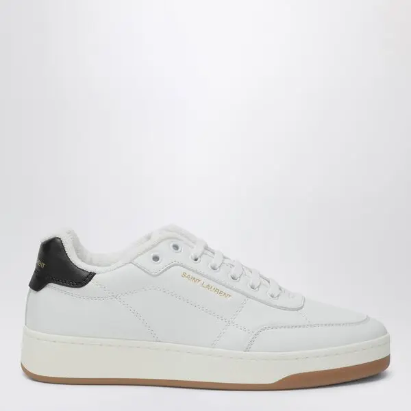 Saint Laurent Sl/61 Smooth Leather Sneakers - White