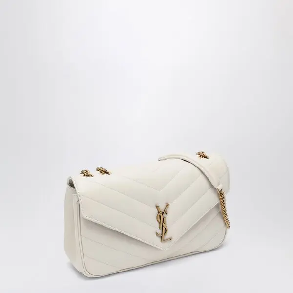 Saint Laurent Medium Loulou Bag - Beige
