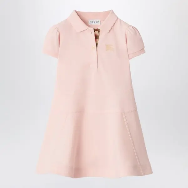 Burberry Cotton Polo-style Dress - Pink