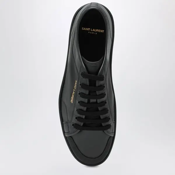 Saint Laurent Gym Sneakers In Leather - Black