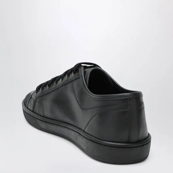 Saint Laurent Gym Sneakers In Leather - Black