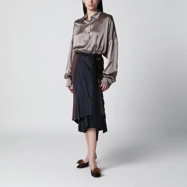 Dries Van Noten Shirt In Silk - Grey
