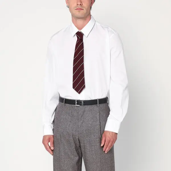 Saint Laurent Cassandre Shirt In Cotton