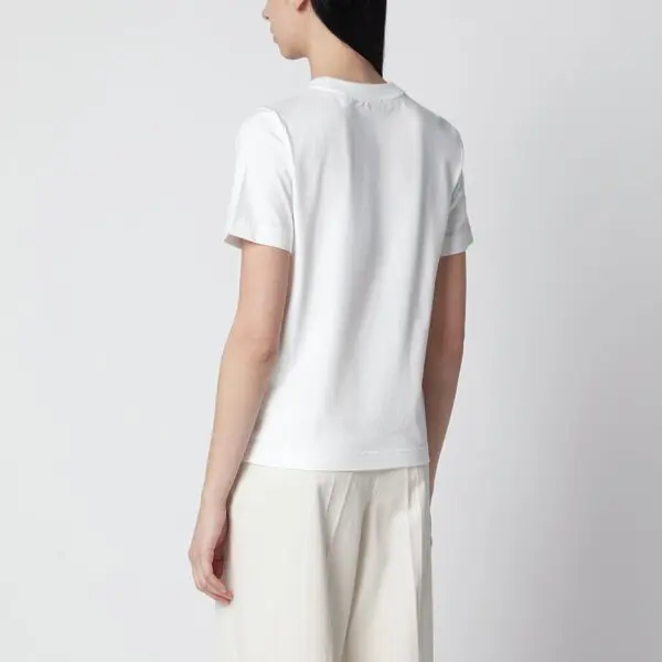 Burberry T-shirt With Knight Stamp - White