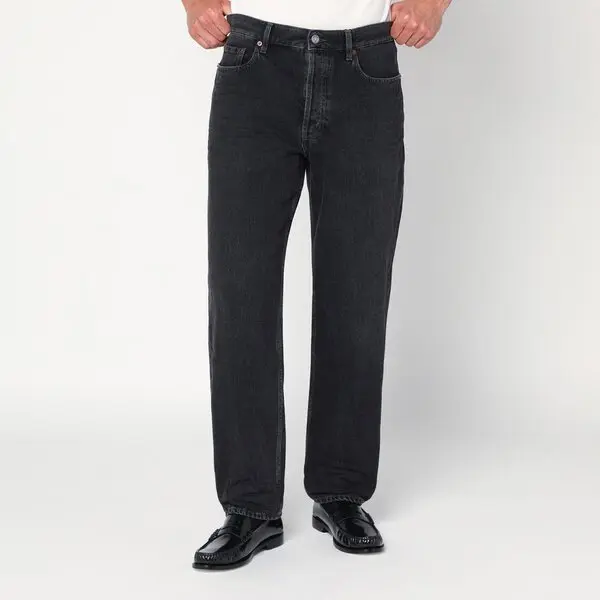 Saint Laurent Mick Jeans In Denim - Black