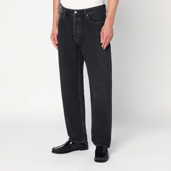 Saint Laurent Mick Jeans In Denim - Black