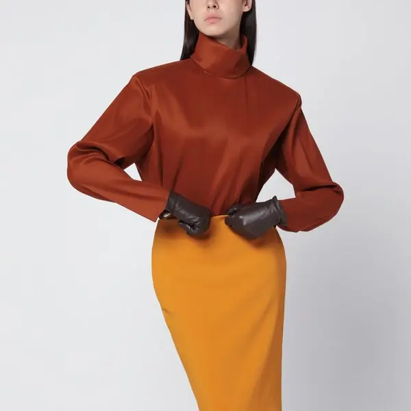 Saint Laurent Silk-blend Blouse
