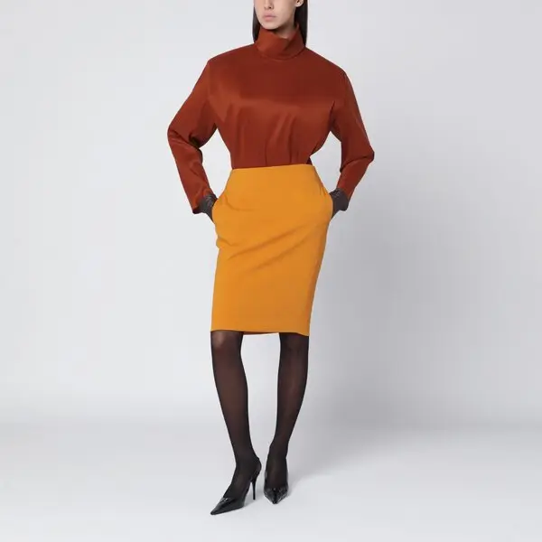 Saint Laurent Silk-blend Blouse