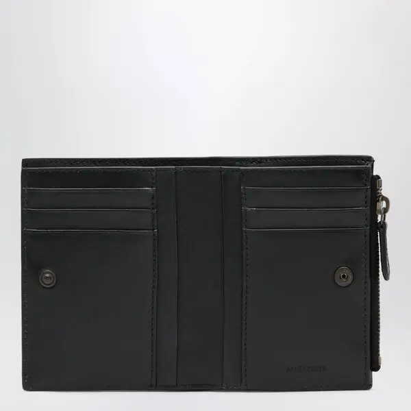 Balenciaga Le City Bi-fold Lambskin Wallet - Black