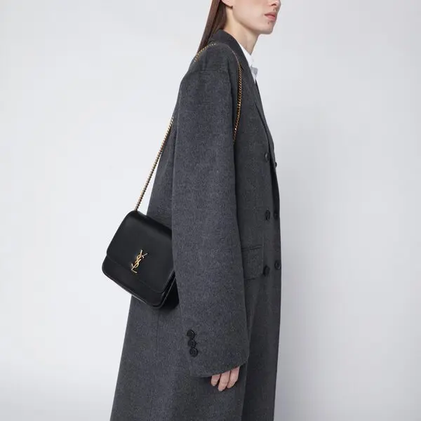 Saint Laurent Leather Kate Bag - Black