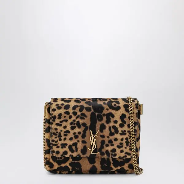 Saint Laurent Leopard-print Kate Bag In Pony-effect Leather - Multicolor