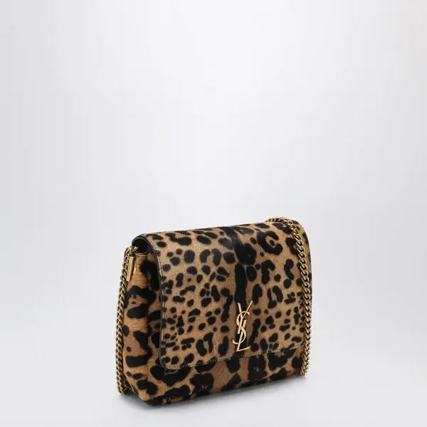 Saint Laurent Leopard-print Kate Bag In Pony-effect Leather - Multicolor