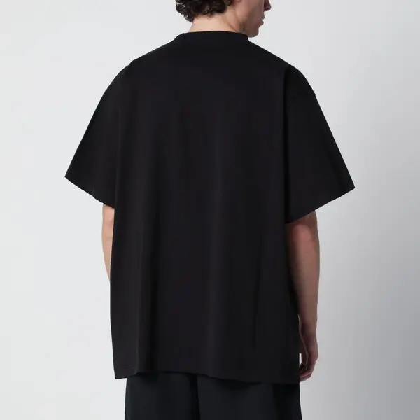 Balenciaga Paris Thunderstorm Oversized T-shirt - Black