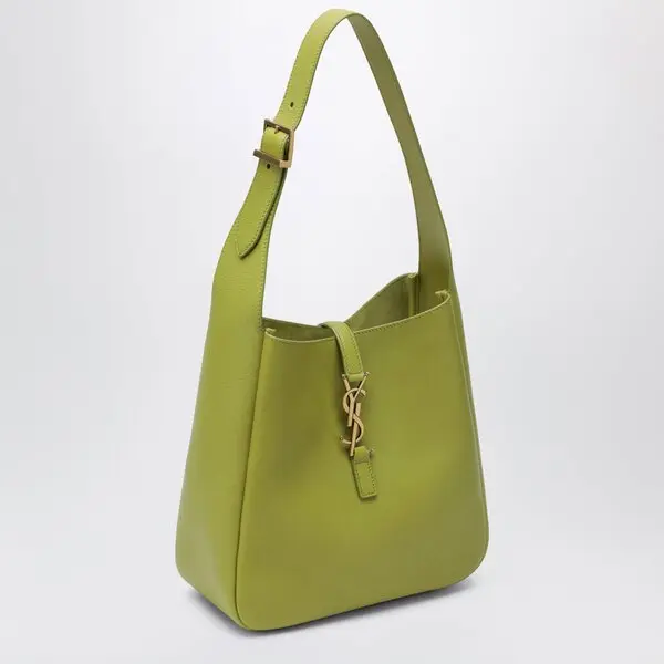 Saint Laurent Le 5 À 7 Small Textured Leather Shoulder Bag - Green