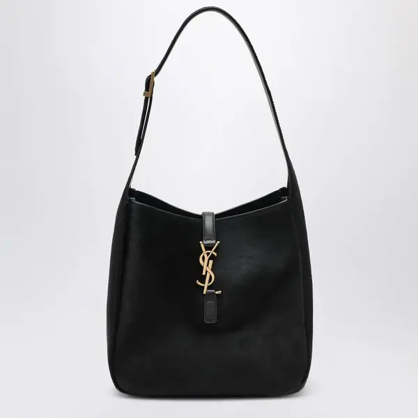 Saint Laurent Le 5 À 7 Shoulder Bag In Pony-effect Leather - Black