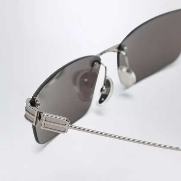 Balenciaga Gossip Rectangular Sunglasses - Metal