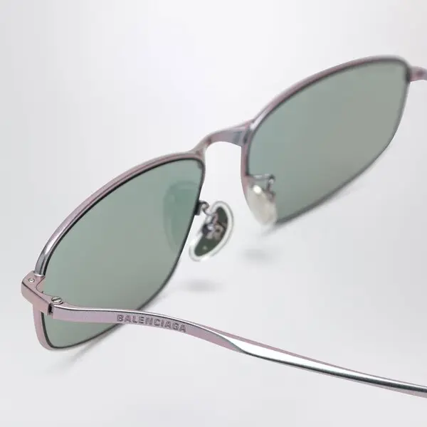 Balenciaga Rectangular Metallic Sunglasses