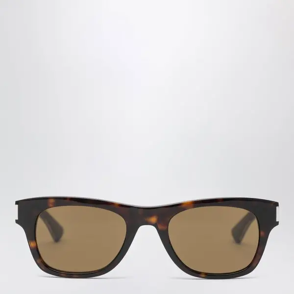 Saint Laurent Havana Rectangular Sunglasses - Brown