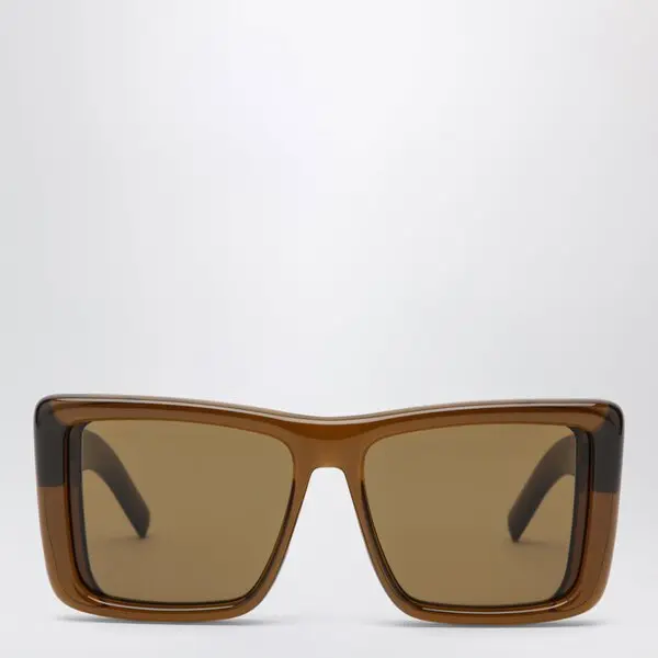 Saint Laurent Sl 900 Howl Square Sunglasses In Khaki - Green