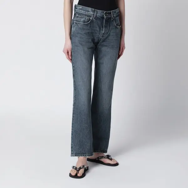 Balenciaga Vintage Straight-leg Jeans - Blue