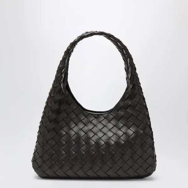 Bottega Veneta Campana Small Bag In Fondant Color In Intrecciato Leather - Brown