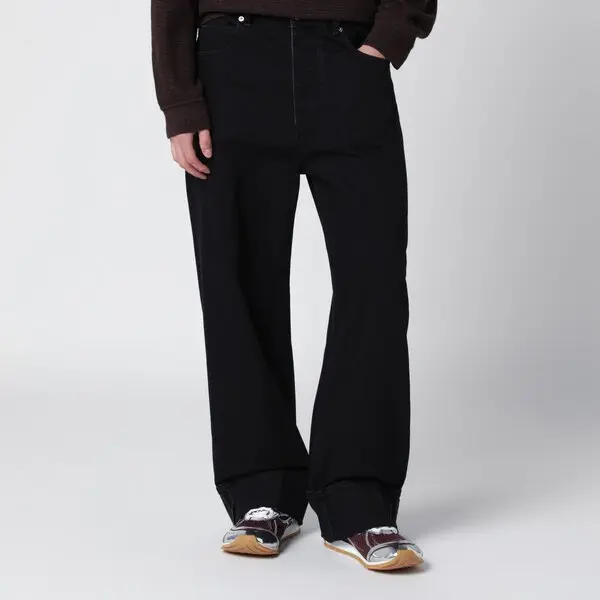 Bottega Veneta Faded Turn-up Jeans