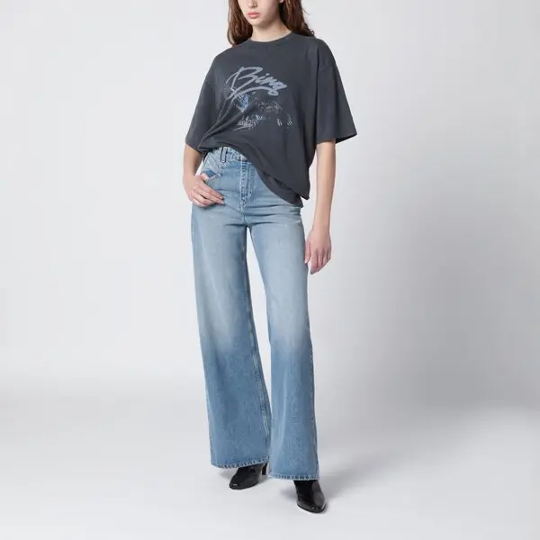 ANINE BING Spencer Eagle Washed T-shirt