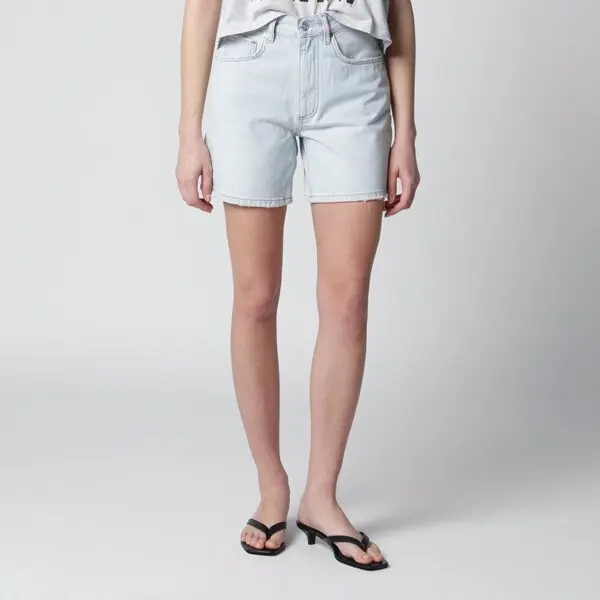 ANINE BING Light Denim Shorts - Blue
