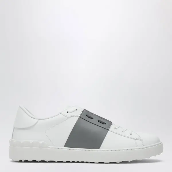 Valentino Garavani Dark Steel Open Sneaker - White