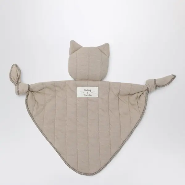 TEDDY & MINOU Gauze Doudou With Kitten - Beige