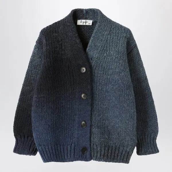 IL GUFO Gradient Wool Blend Cardigan
