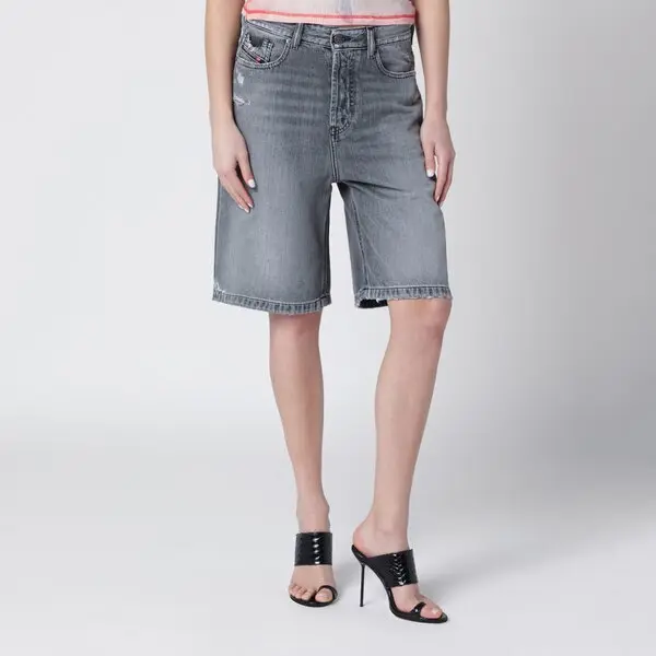 DIESEL® De-sire Denim Bermuda Shorts - Grey