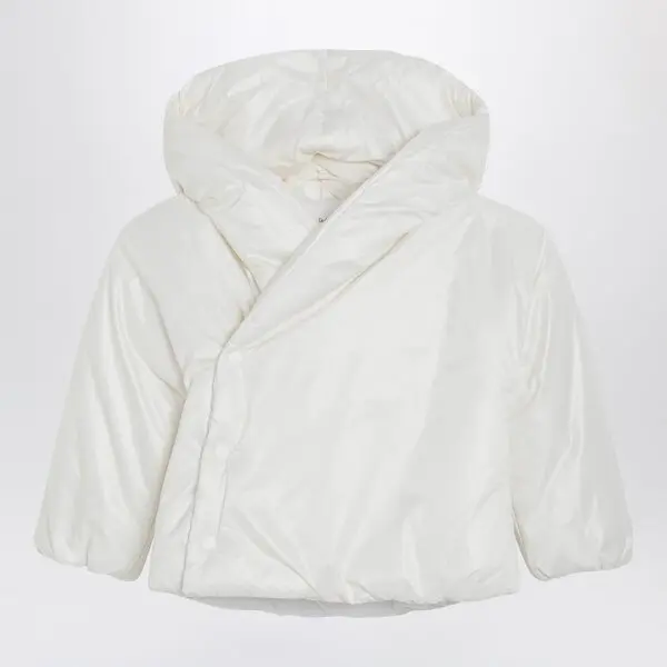 TEDDY & MINOU Hooded Puffer Jacket - White