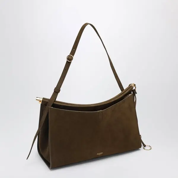 Alaïa Le Click Pocket 35 East-west Shoulder Bag - Green