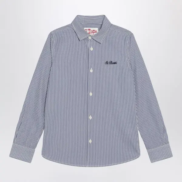 MC2 SAINT BARTH Striped Agnes Shirt With Snoopy Print