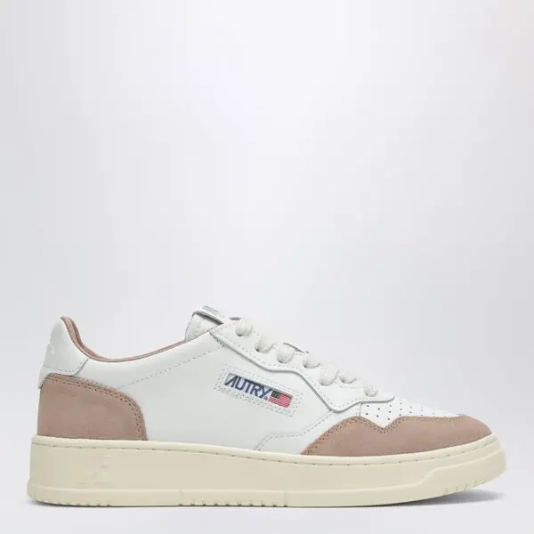 AUTRY Medalist Low Sneakers In Leather And Suede - White