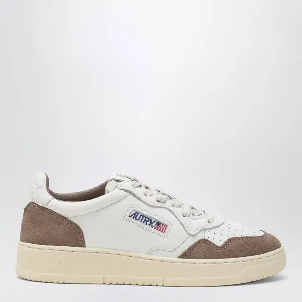 AUTRY Medalist Low Leather And Suede Sneakers - White