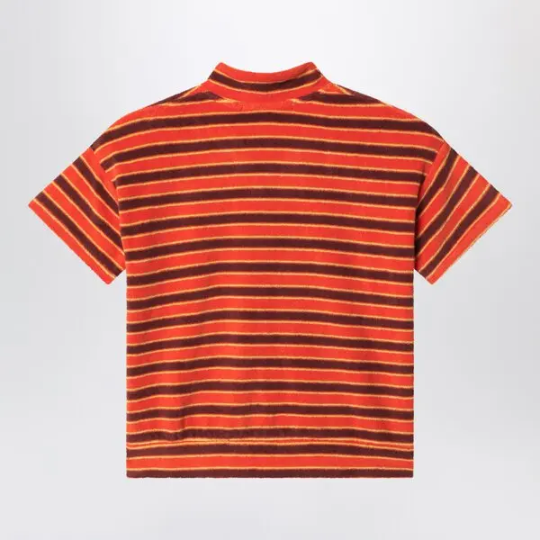 BOBO CHOSES Striped Terry Polo Shirt