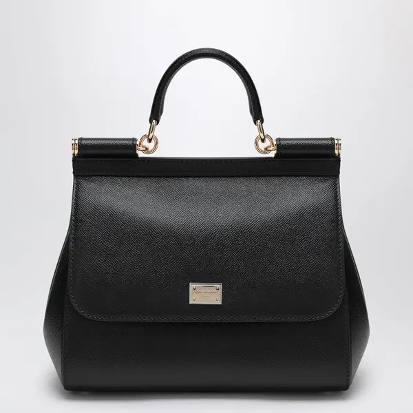 Dolce & Gabbana Large Sicily Handbag - Black