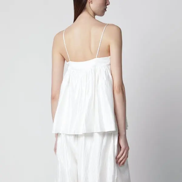 ROTATE BY BIRGER CHRISTENSEN Sleeveless Striped Viscose Top