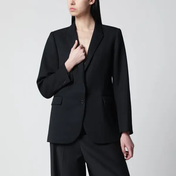 THE FRANKIE SHOP Amelia Tailored Blazer - Black