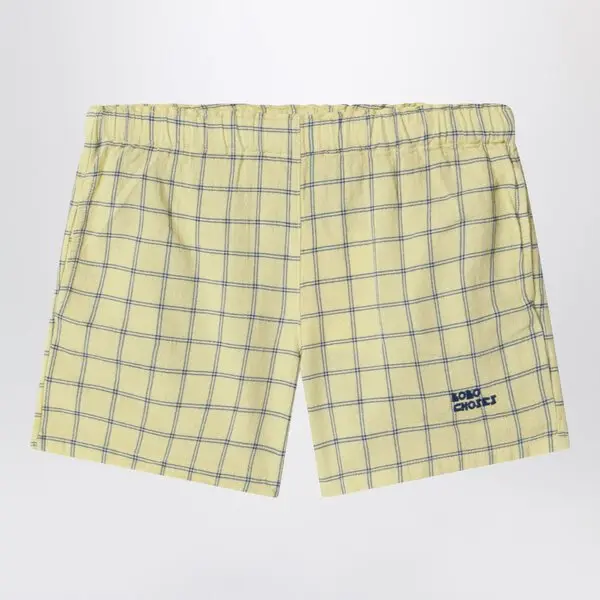 BOBO CHOSES Shorts With Check Pattern - Yellow